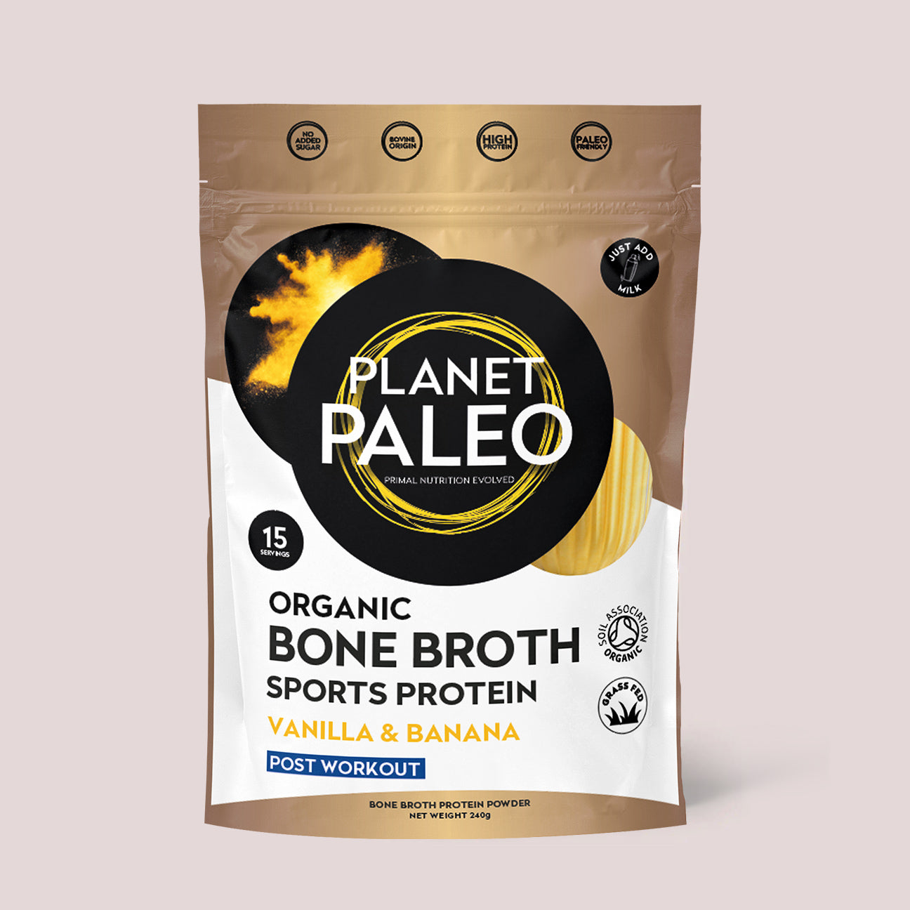Bone Broth Protein Powder | Vanilla & Banana | Planet Paleo – Planet ...