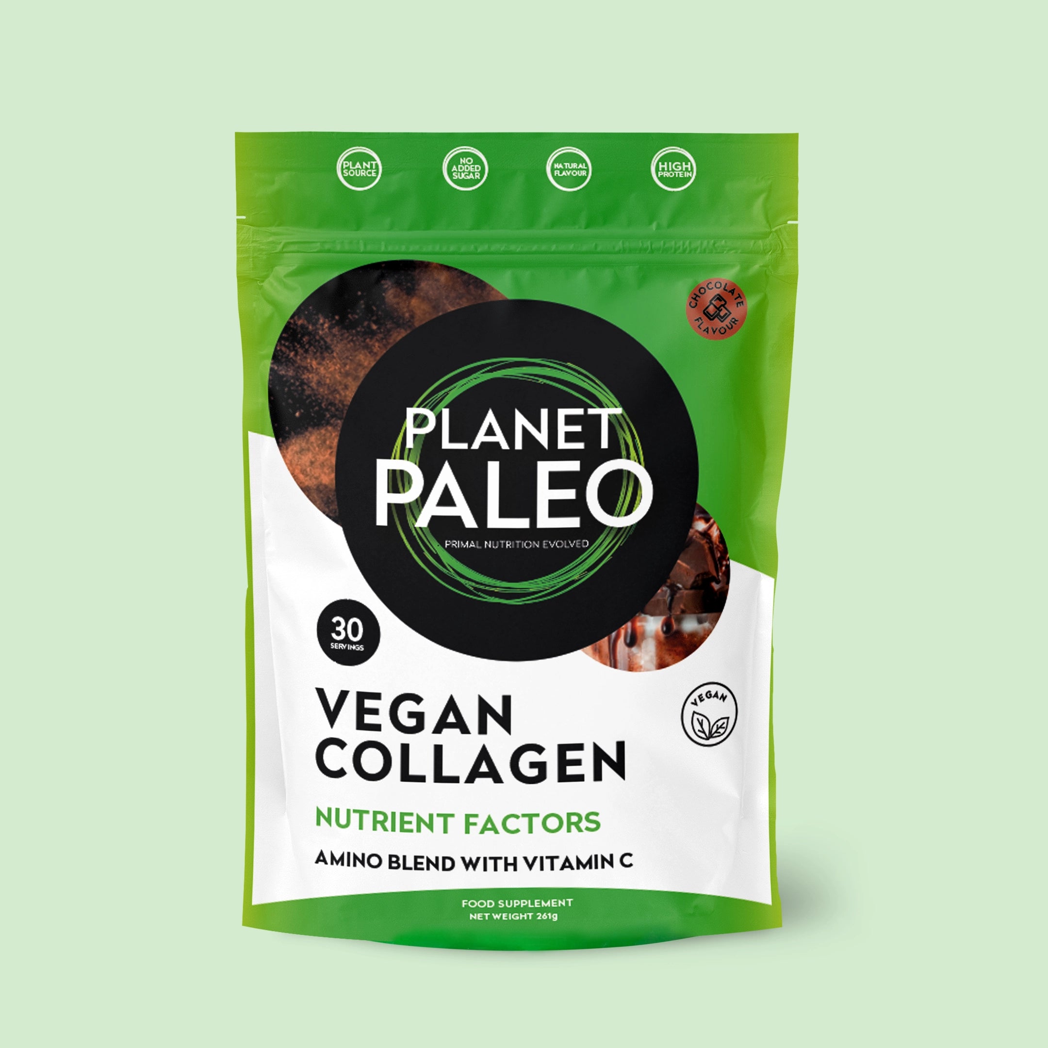 Chocolate Vegan Collagen Powder | Plant Based Collagen Powder – Planet ...
